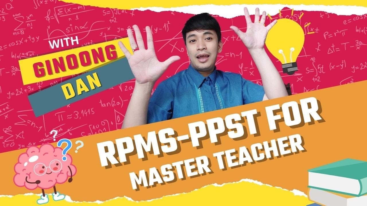 RPMS PPST TEMPLATE FOR MASTER TEACHER - YouTube