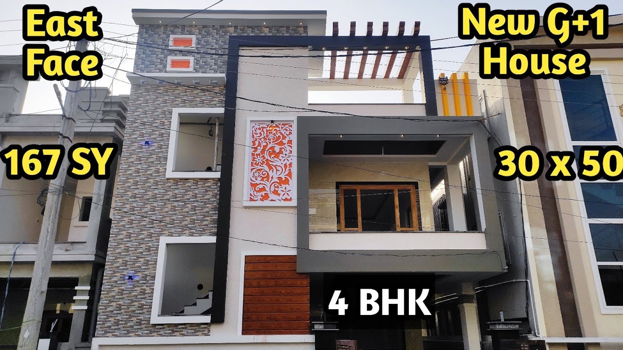 167 SY | East Face | New G+1 Independent House for sale in Hyderabad | 4 BHK | 30 x 50 Ready to ...