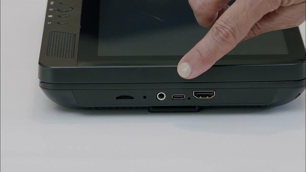 GPX Tablet DVD Combo Feature Tour - YouTube