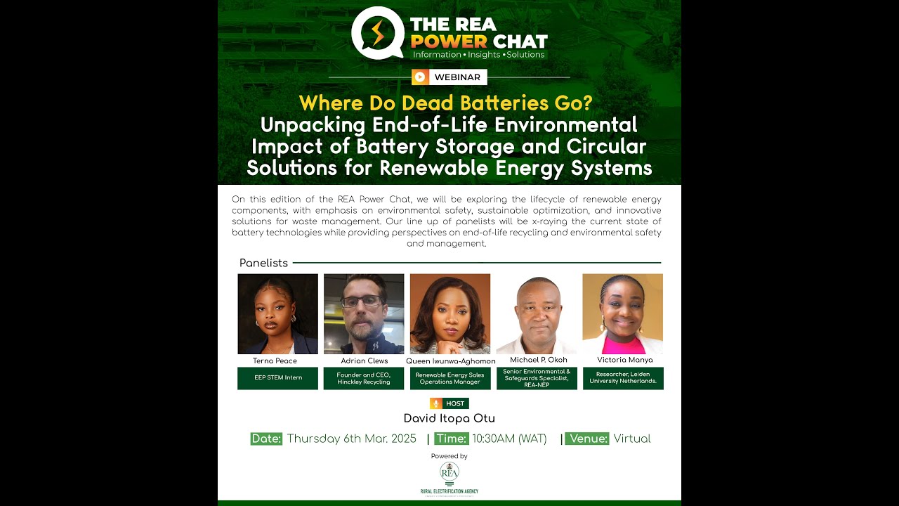 The REA Power Chat - Where do Dead Batteries Go? - YouTube