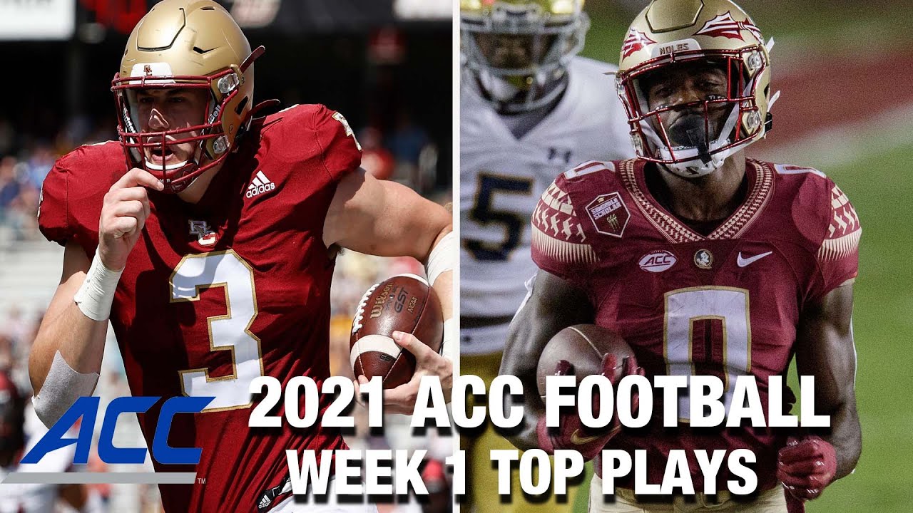 Week 1 Top Plays | 2021 ACC Football - YouTube