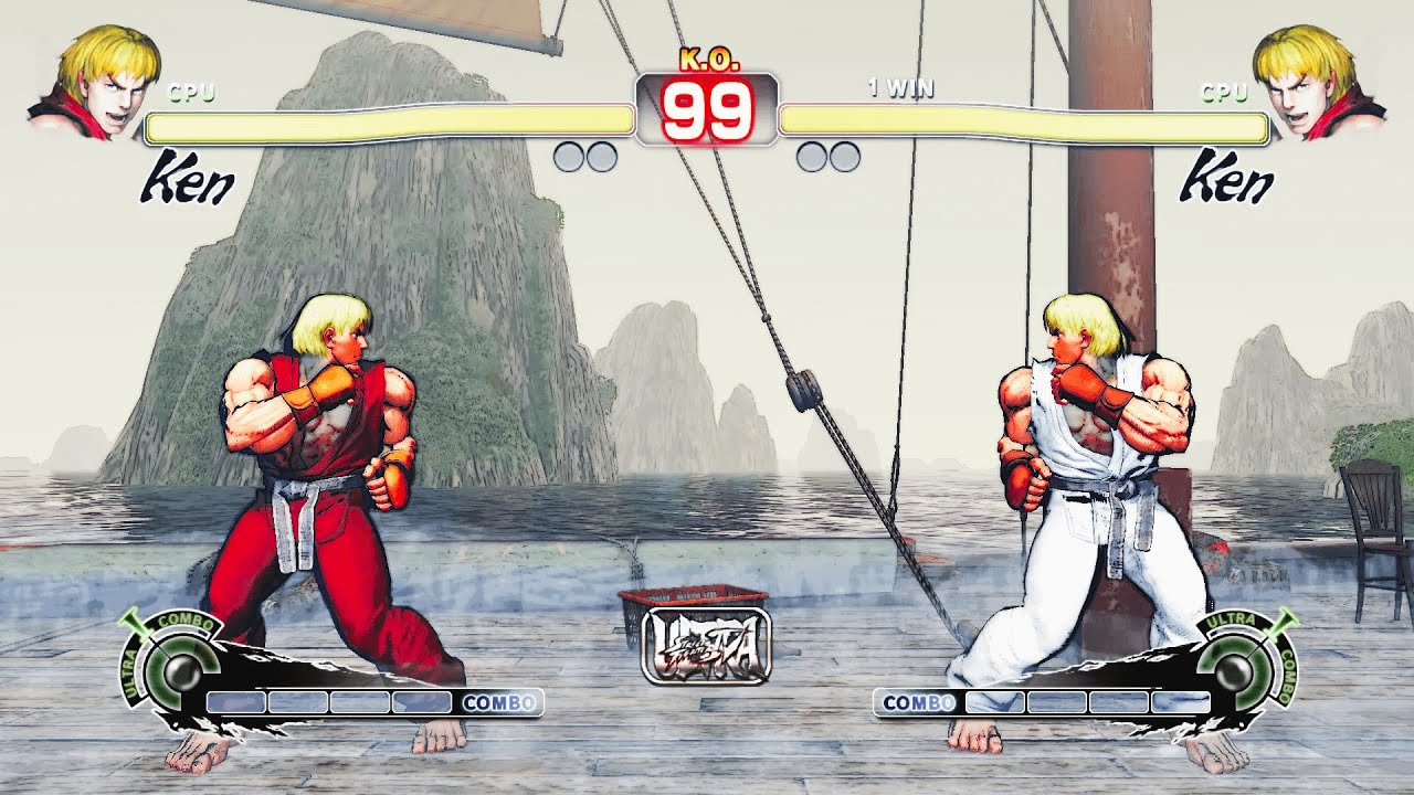 Ken vs Ken (Hardest) Street Fighter 4. - YouTube