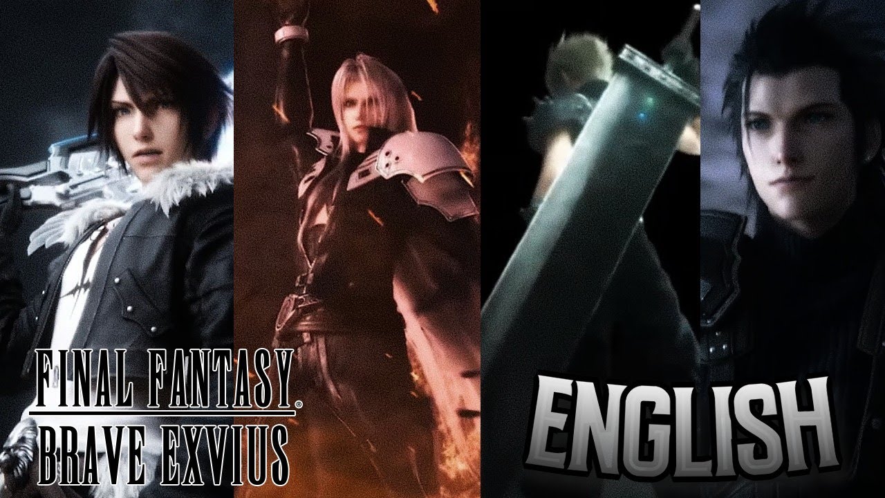 FINAL FANTASY Brave Exvius Limit Bursts English - Cloud, Sephiroth ...