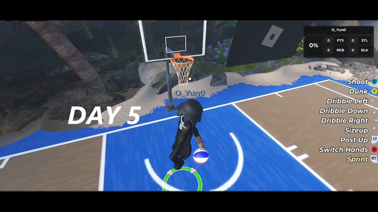 Day 5 of cooking in hoops life on ROBLOX until i reach 1,000 days ...