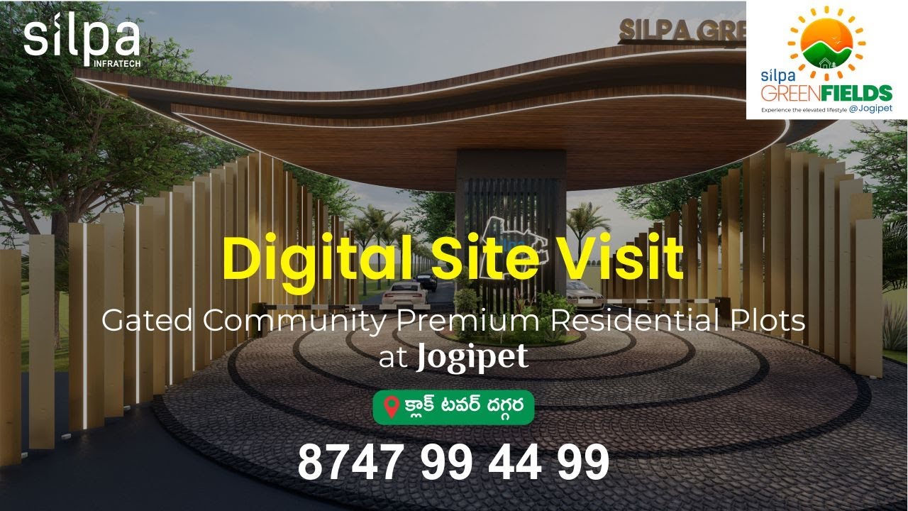 Silpa Green Fields Residential DTCP Plots at Jogipet | Digital Site ...