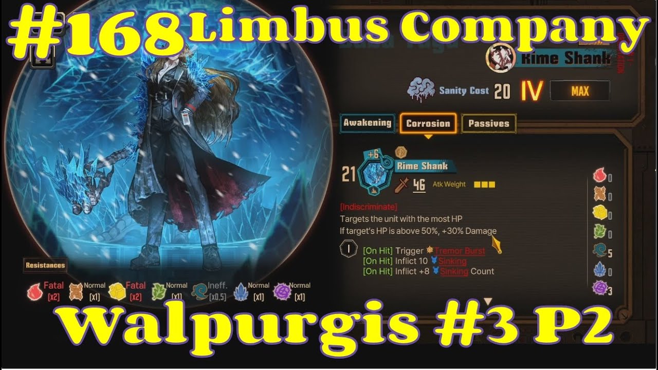 Rimeshank is amazing for Walpurgis Objective | Limbus Company - YouTube