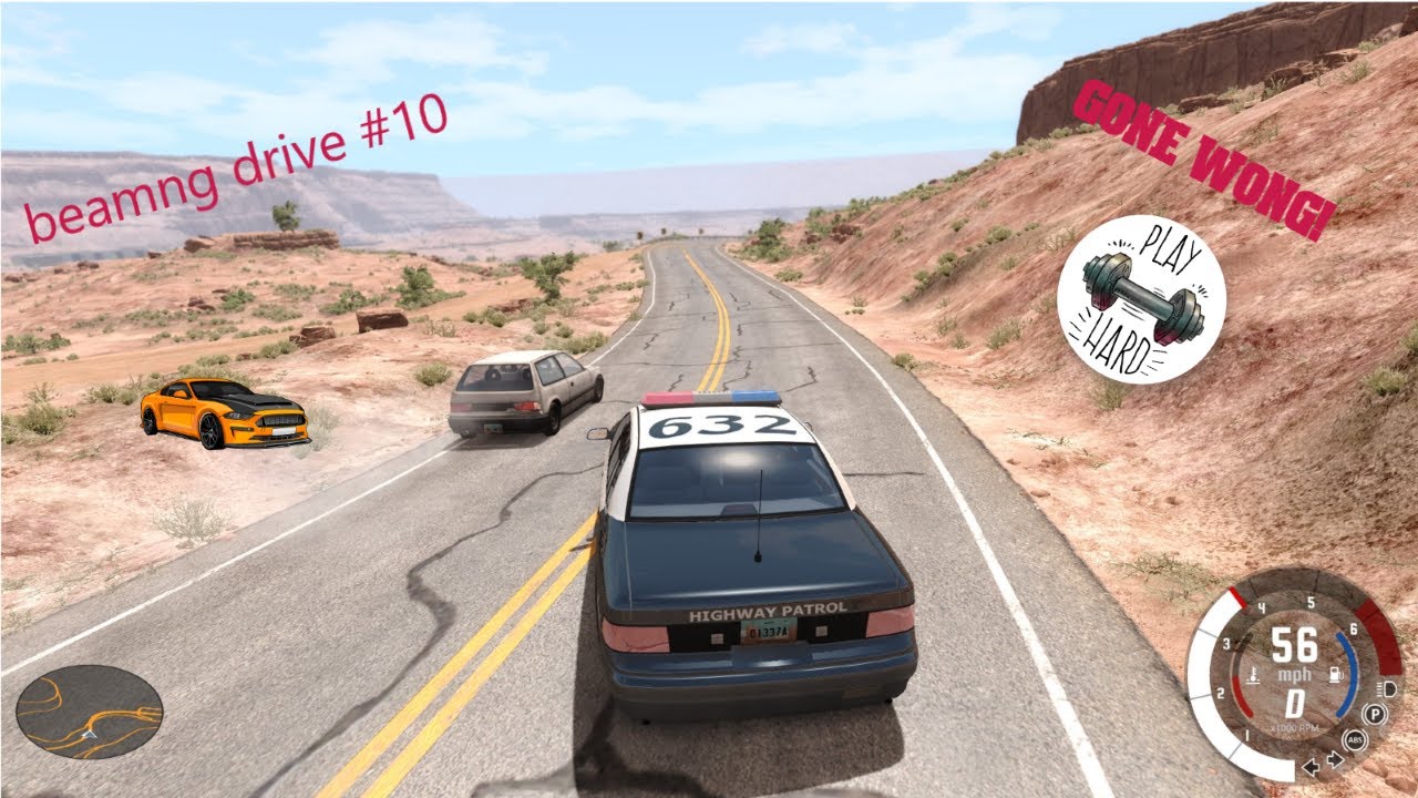 driving a 6 turbo moonhawk mod in beamng drive #10 - YouTube