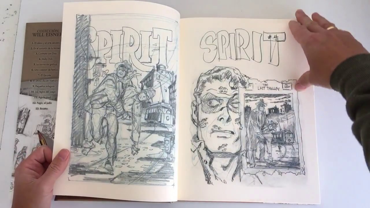 Will Eisner. Bocetos - QuickLook/CoolBook - - YouTube
