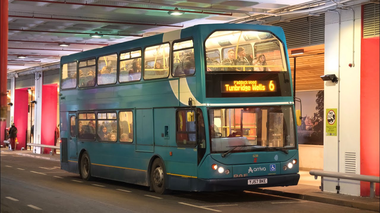 【Loud Retarder+Axle】Arriva Kent and Surrey 6238 VDL DB250 East Lancs ...