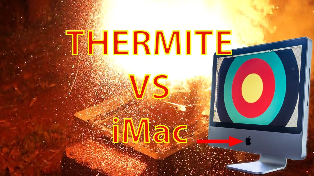 Thermite vs. Computer in slow motion - must see this! - YouTube