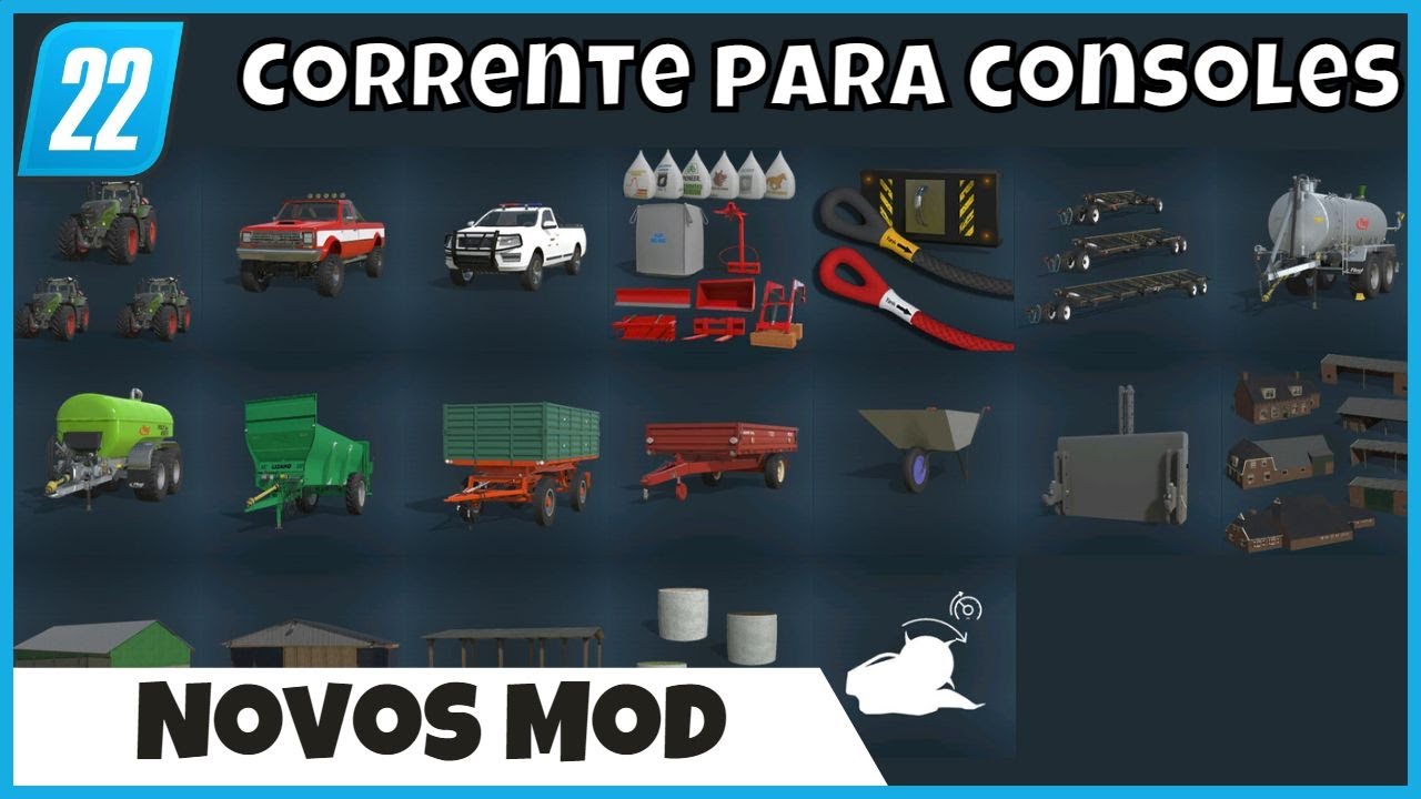FS22 Mods | Cabo de Aço, Corrente para Puxar Veículos nos Consoles e ...