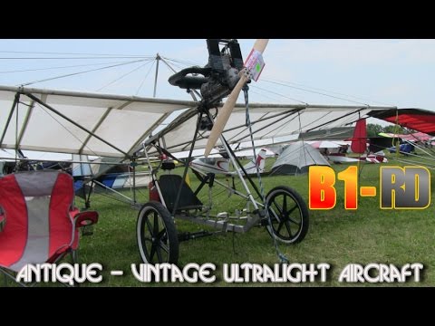 B1-RD, Robertson B1RD vintage antique ultralight aircraft. - YouTube
