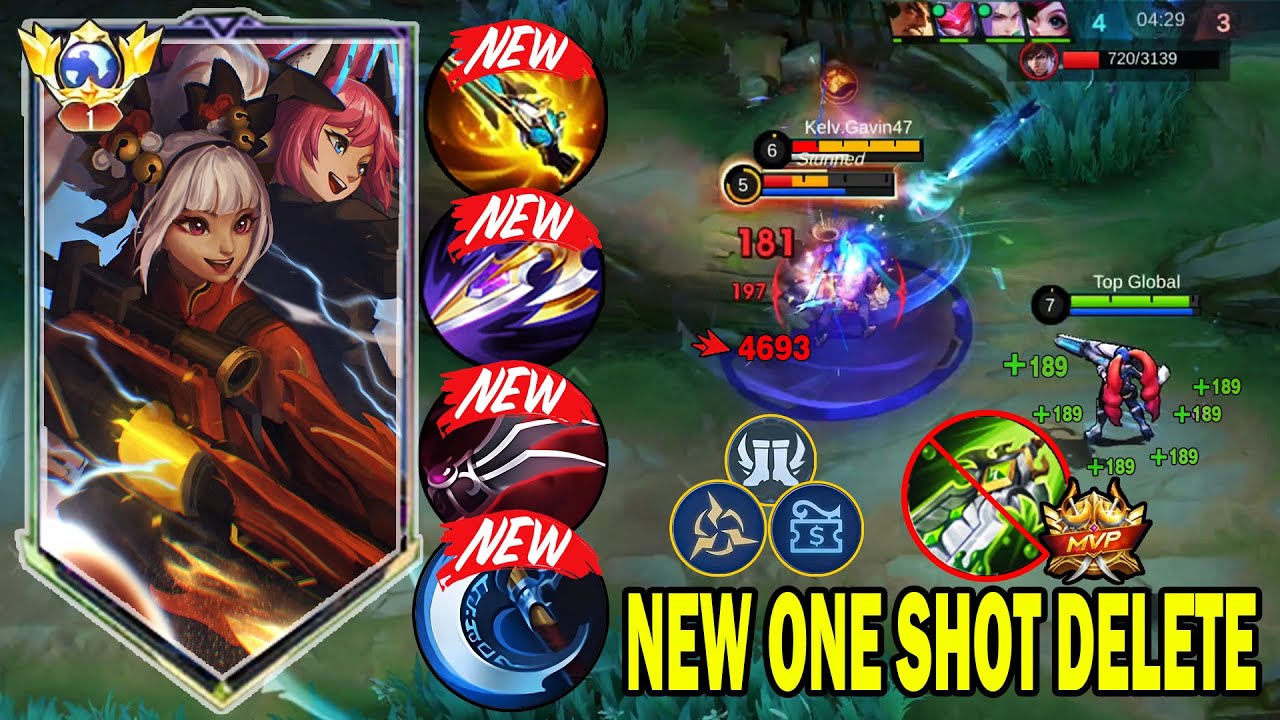 LAYLA | NEW ONE SHOT BUILD🔥🔥, 15KILL INSANE DAMAGE LAYLA!! Build and ...