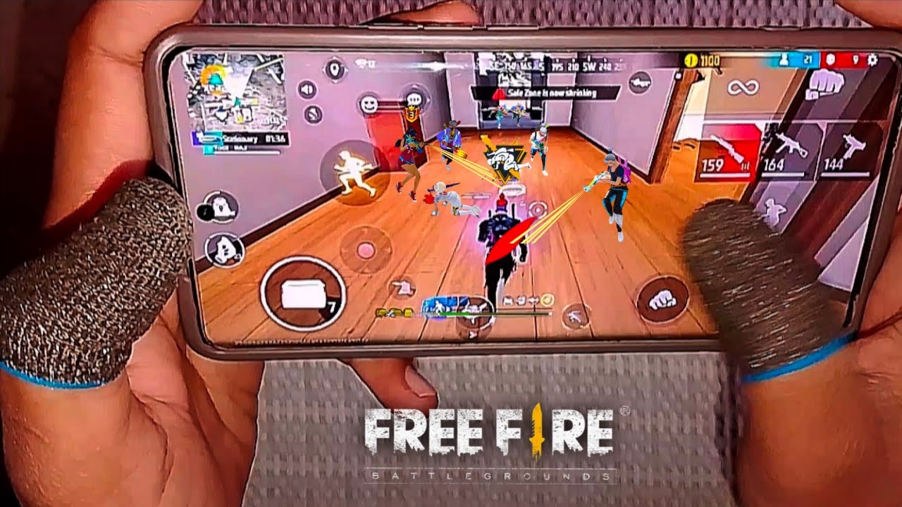 Free Fire Mobile Game play !! Solo Vs Squad handcam video - YouTube