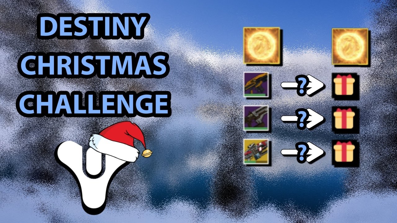 Destiny CHRISTMAS challenge | Twin Cast! - YouTube