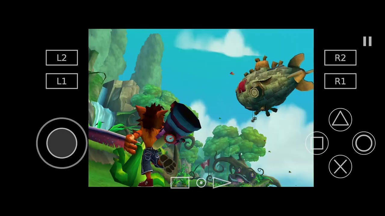 SUN, playing for first time CRASH OF THE TITANS in PS2. - YouTube
