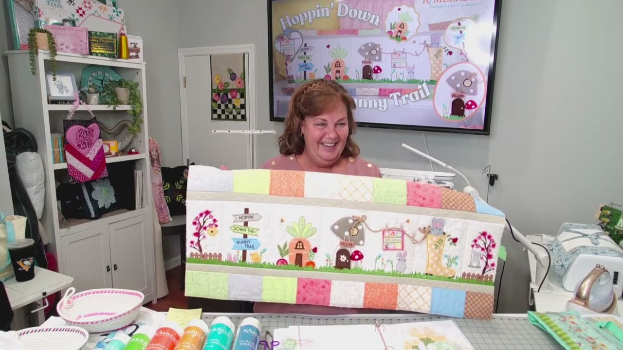 3/19/25 Kimberbell Mystery Quilt March Block - YouTube