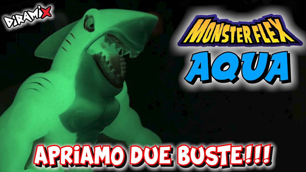 🌊 MONSTER FLEX AQUA 🌊 APRIAMO 2 BUSTE! Diramix | Speciale Edicola - YouTube