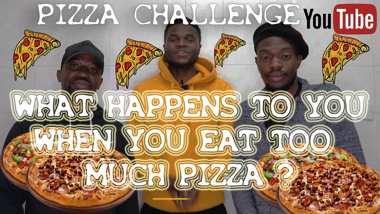 What happens to you when you eat too much pizza ? / Pizza challenge ...