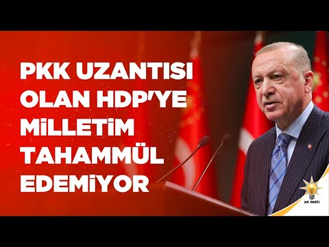 Cumhurbaşkanı Erdoğan, HDP'ye Tepki Gösterdi | AK Parti
