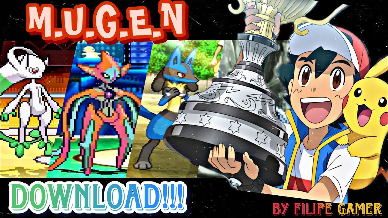 MUGEN POKÉMON com 40 Char (Android/Pc) - By Filipe Gamer - YouTube
