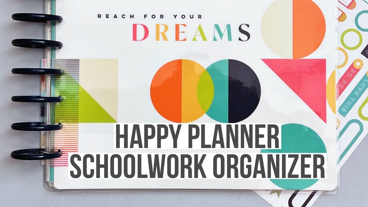 NEW 2022 Happy Planner Schoolwork Organizer Review | Back to School ...
