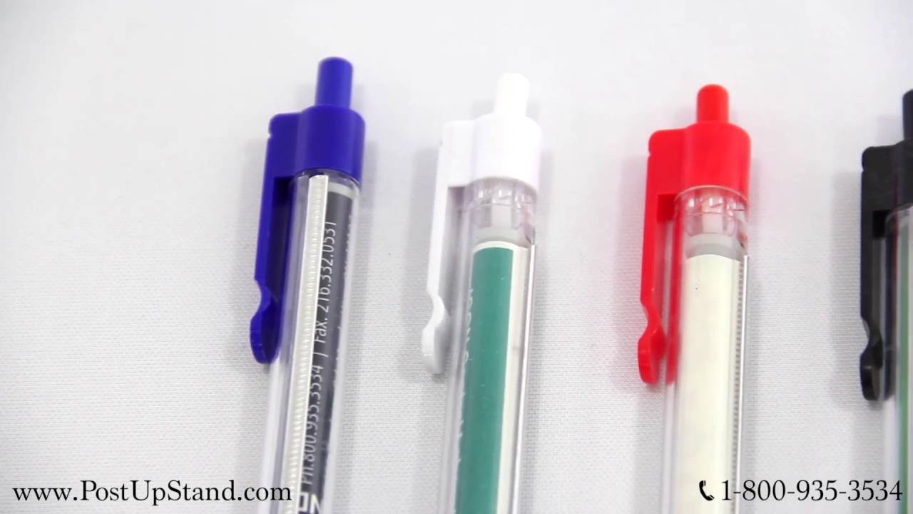 How to Use a Retractable Banner Pen - YouTube