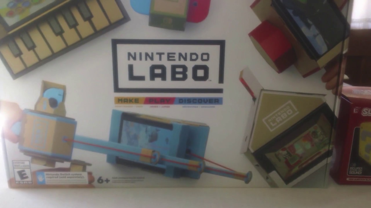 unboxing the nintendo LABO - YouTube