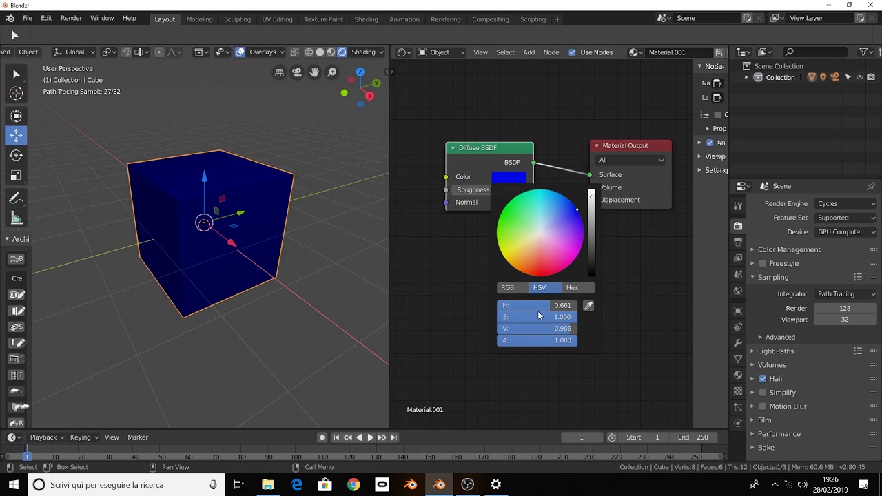 Blender 2.80 - Lezione 2 - YouTube