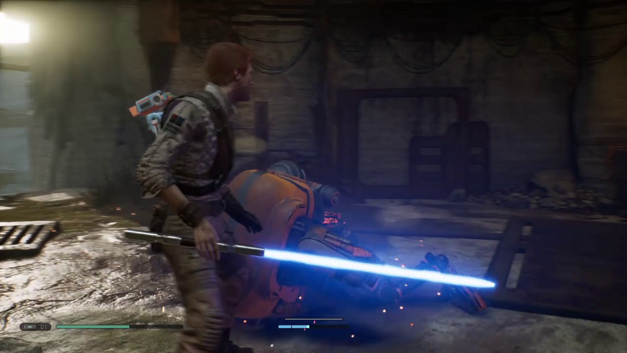 STAR WARS Jedi: Fallen Order. Haxion Brood Bounty Droid Execution ...