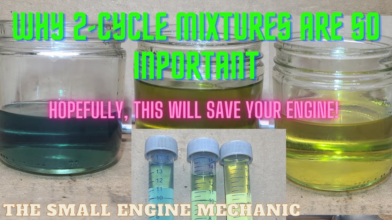 2 Cycle Oil Ratios, Why they're important - YouTube