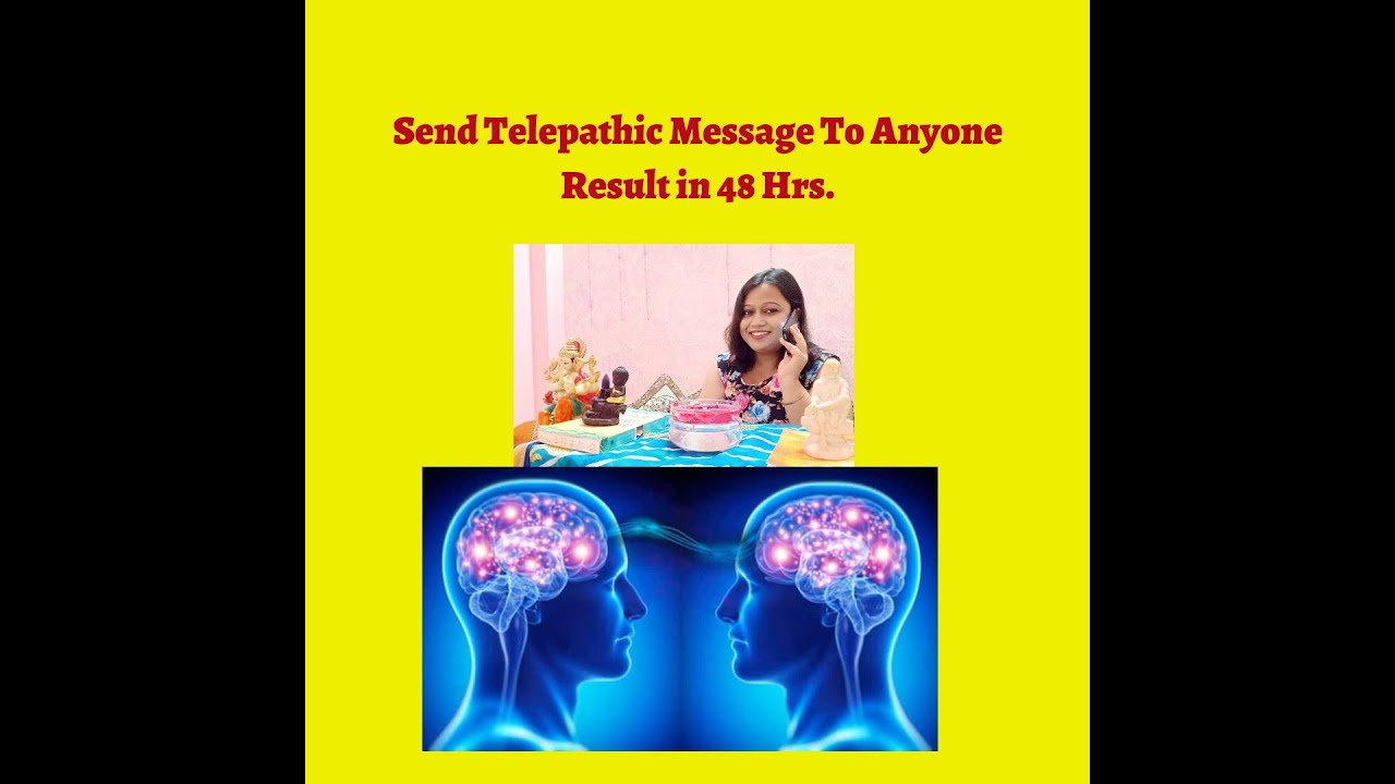 100 % Telepathy Send A Telepathic Message - Get Proof Law Of Attraction ...