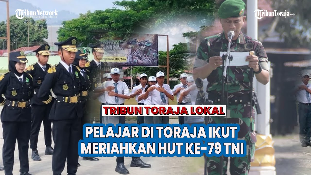 Sambut HUT ke-79 TNI, Kodim 1414 Tana Toraja Gelar Lomba PBB Tingkat SMP dan SMA se Toraja - YouTube