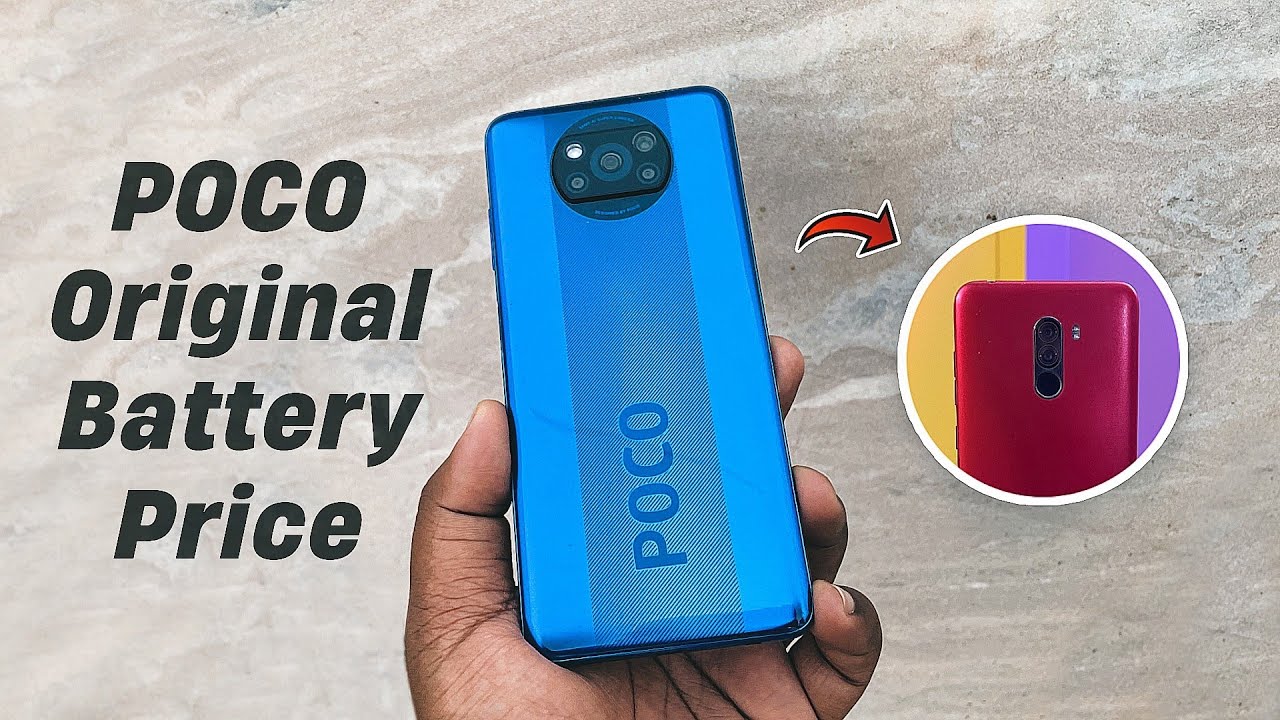 Poco F1 Original Battery Price (How To Buy Online) - YouTube