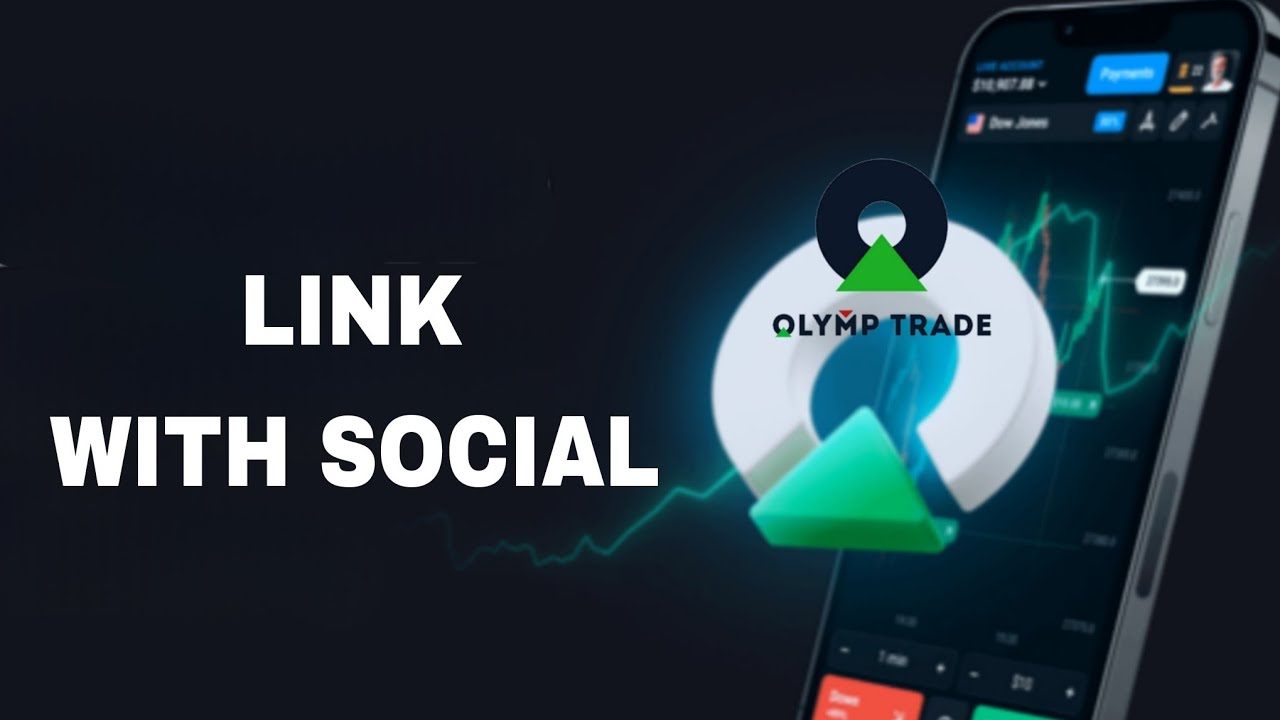How To Link With Social On Olymp Trade App - YouTube