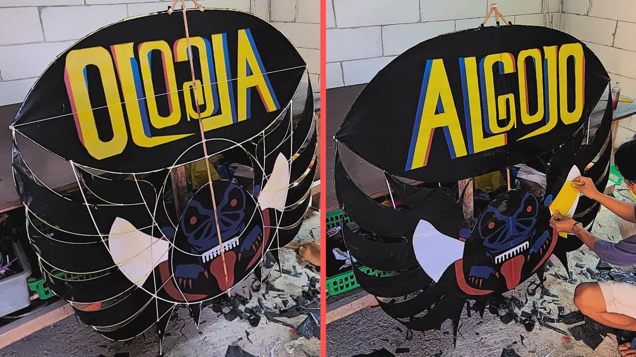 BIKIN LAYANGAN RAM RAMAN ALGOJO DARI FIBER - YouTube