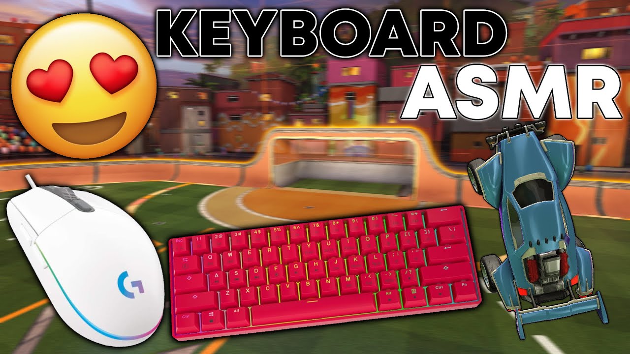 Satisfying GK61 Mechanical Keyboard Sounds 😍 Rocket League ASMR ...
