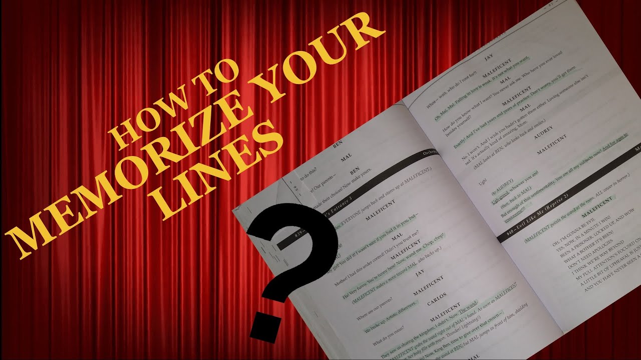 🎭📝 how to memorize LINES! for a PLAY! | theater ep. 1 - YouTube