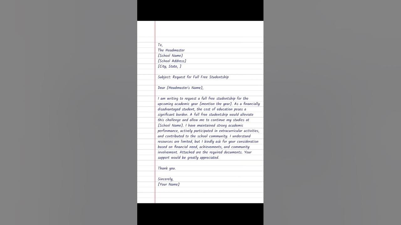 Write A Letter To Your Headmaster Praying For A Full Free Studentship write-a-letter-to-your-headmaster-praying-for-a-full-free-studentship