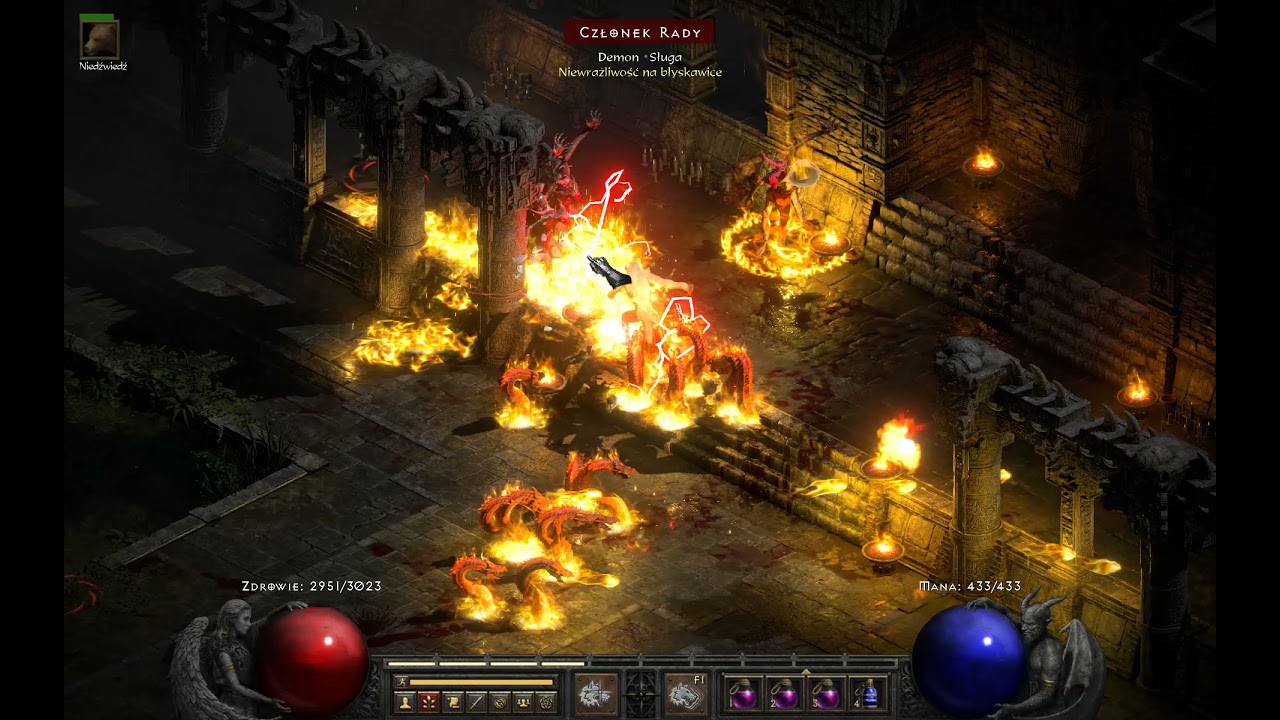 Druid werewolf vs hell travical diablo 2 resurrected - YouTube