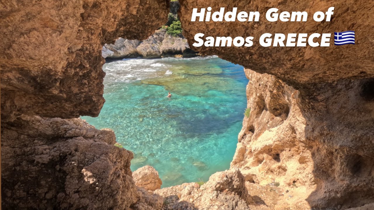 Samos's hidden paradise, Seitani Beach is Incredible. - YouTube