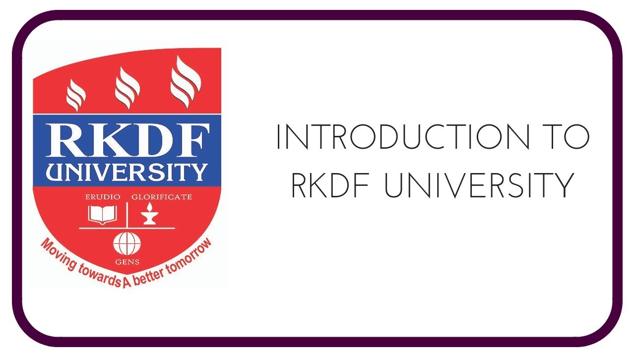 RKDF University Ranchi - YouTube