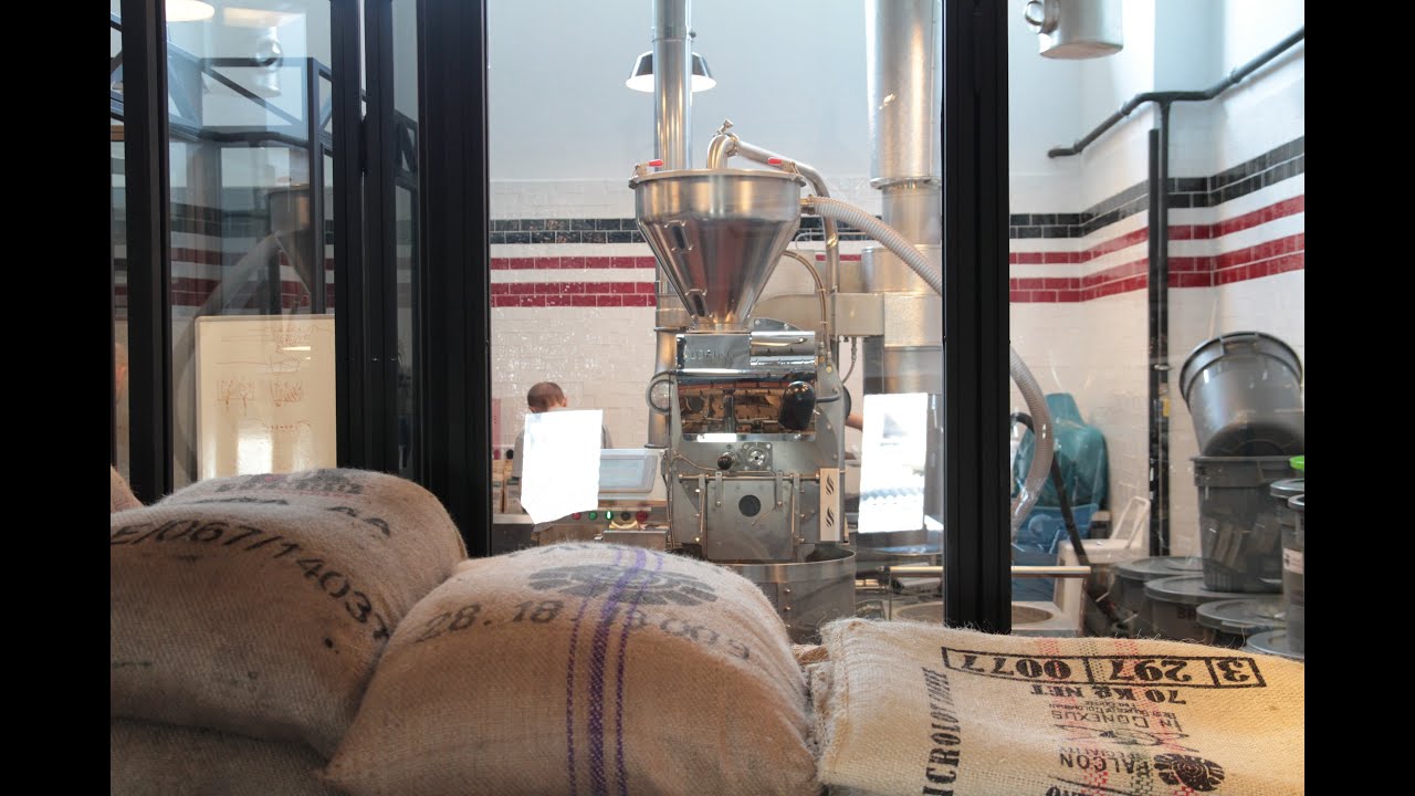 inside a roastery - YouTube