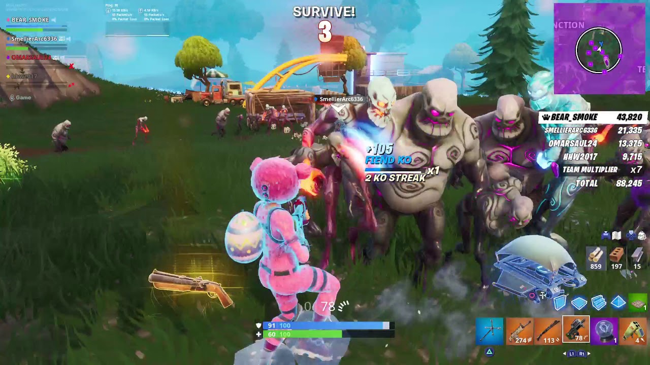 Fortnite Horde Rush LTM High Score - YouTube