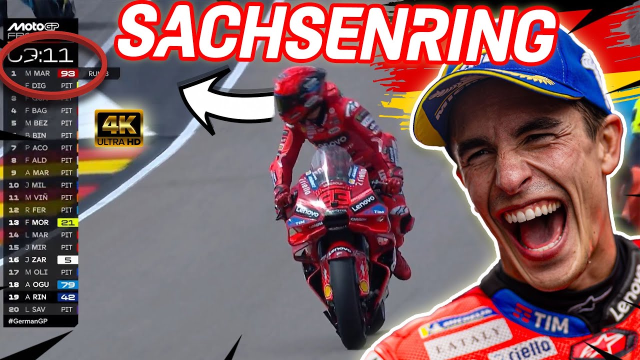 👑 MOTOGP 2025 SACHSENRING HIGHLIGHTS MARC MARQUEZ NO LIDERA EL VIERNES ...