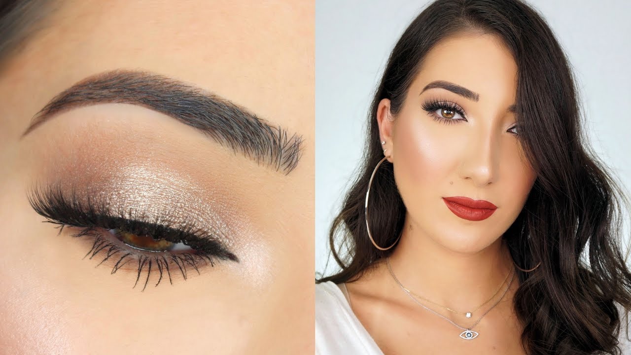 SOFT GLAM FALL MAKEUP TUTORIAL - YouTube