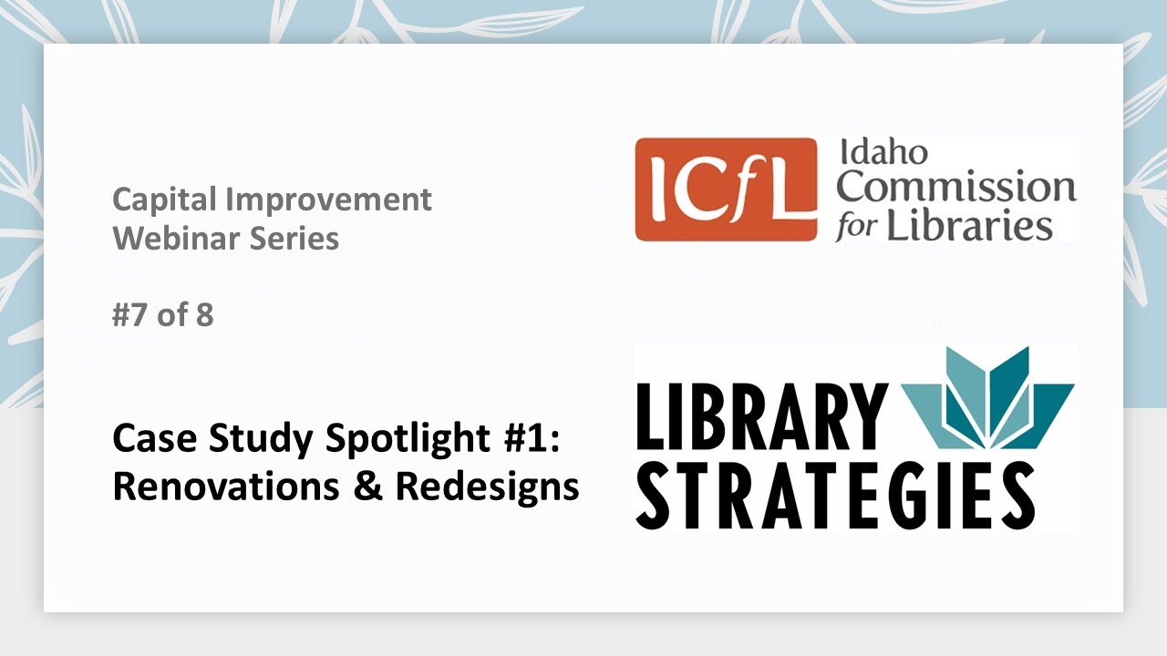 Webinar 7 of 8: Case Study Spotlight #1: Renovations & Redesigns - YouTube