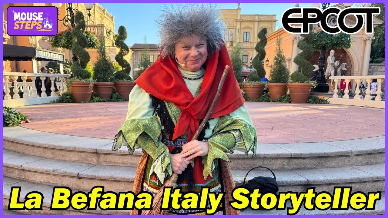 La Befana Italy Storyteller at Epcot Festival of the Holidays 2024 ...