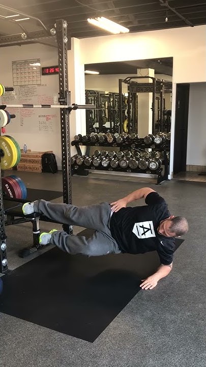 Foot on Bench Single Leg Side Plank - YouTube