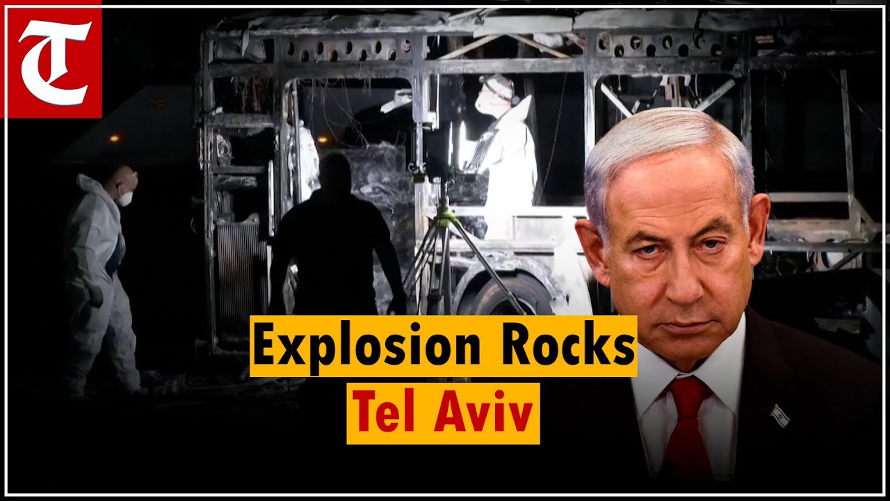 Explosion Destroys Bus Near Tel Aviv | Israeli Police Launch ...